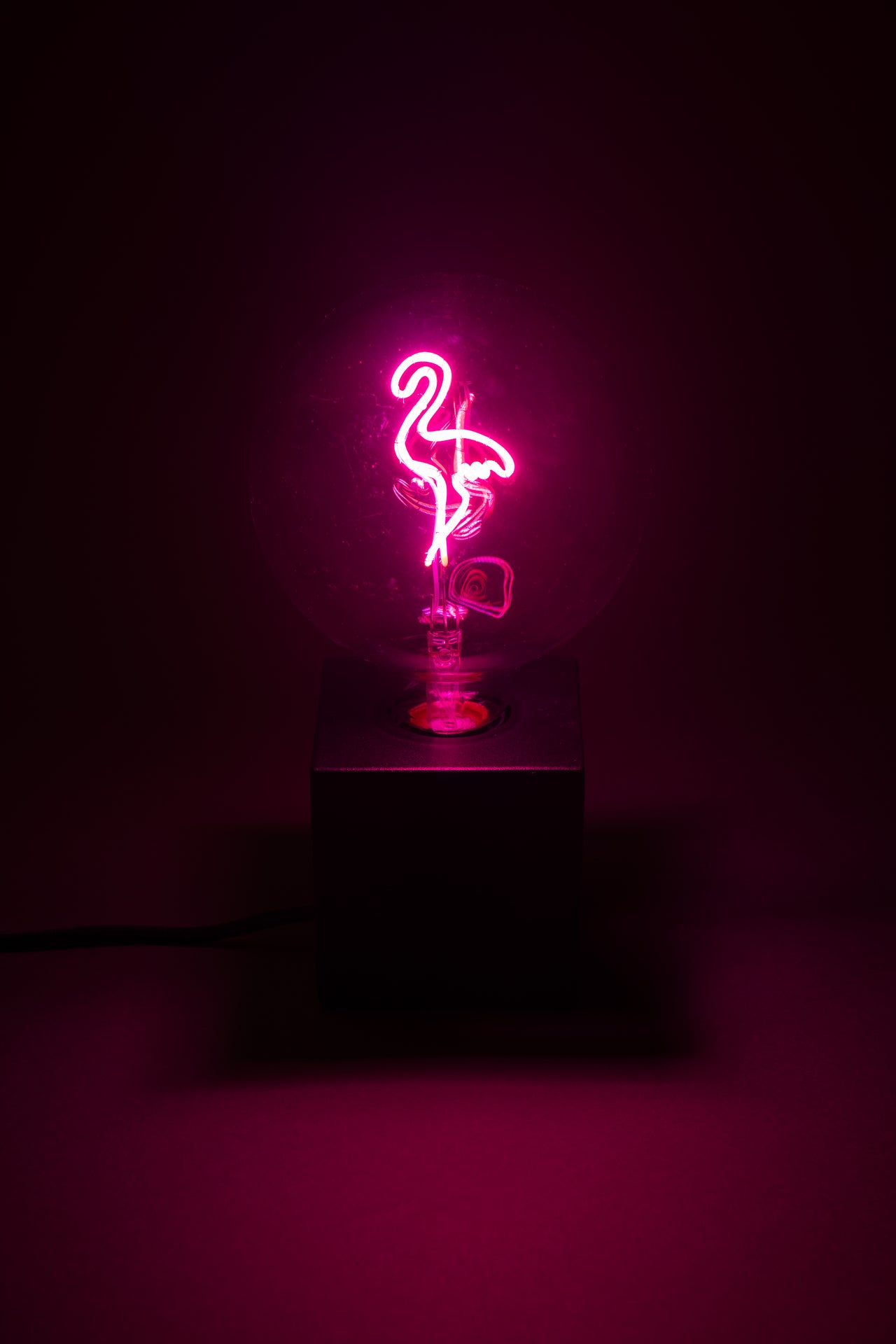Pink Flamingo LED Message in a Bulb - LED Text Bulb | Driftroom ...